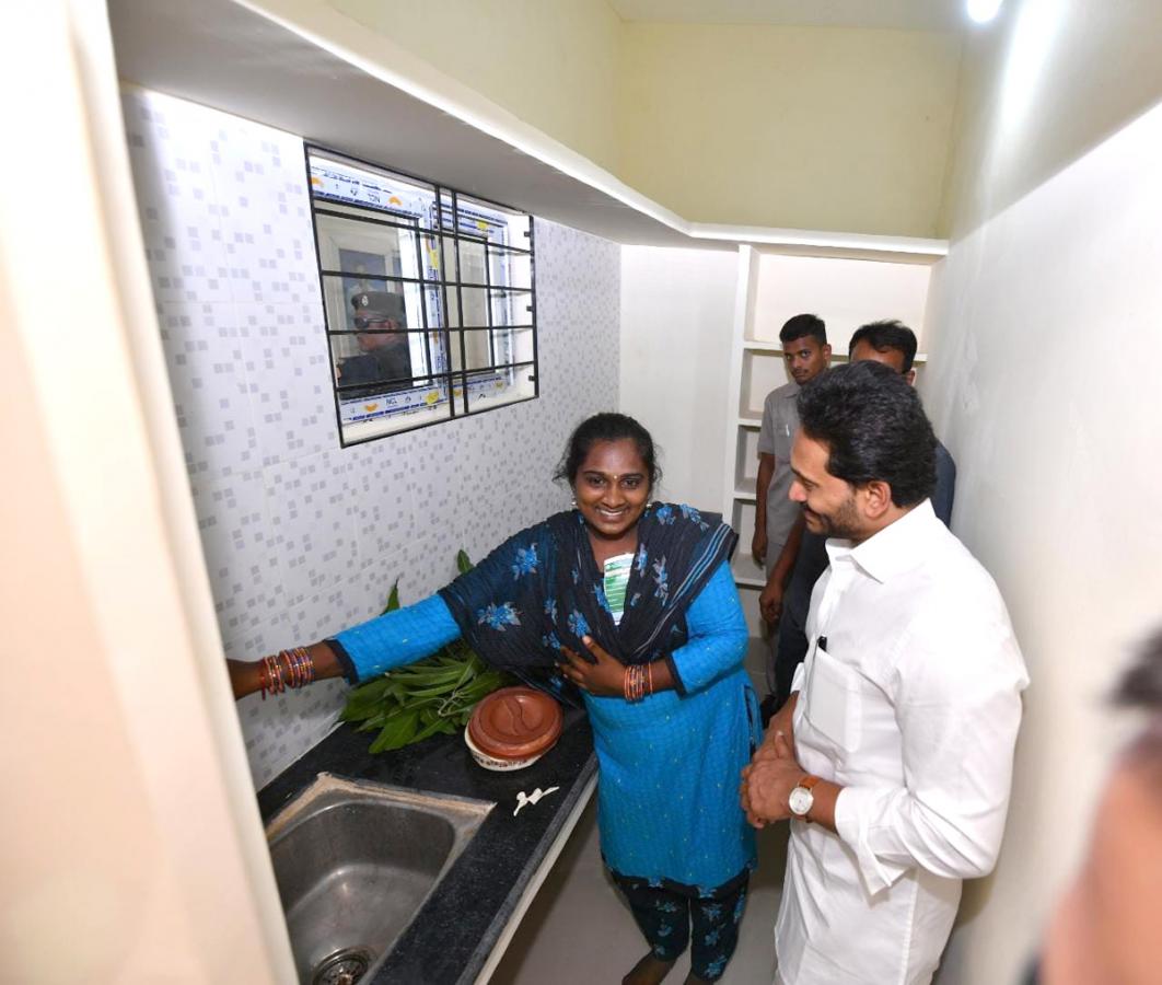 Photos Gallery Inside: AP CM YS Jagan Gudivada Visit To Distribute TIDCO Houses - Sakshi
